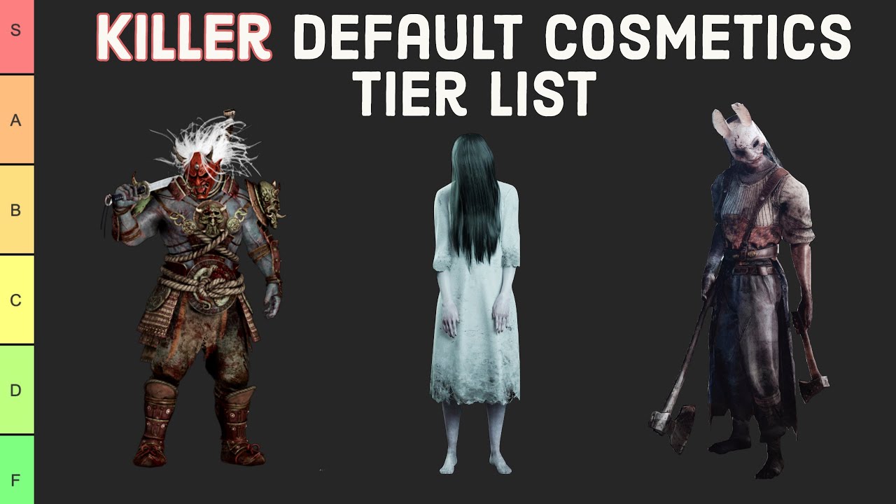 DBD Killer Default Cosmetics Tier List - YouTube