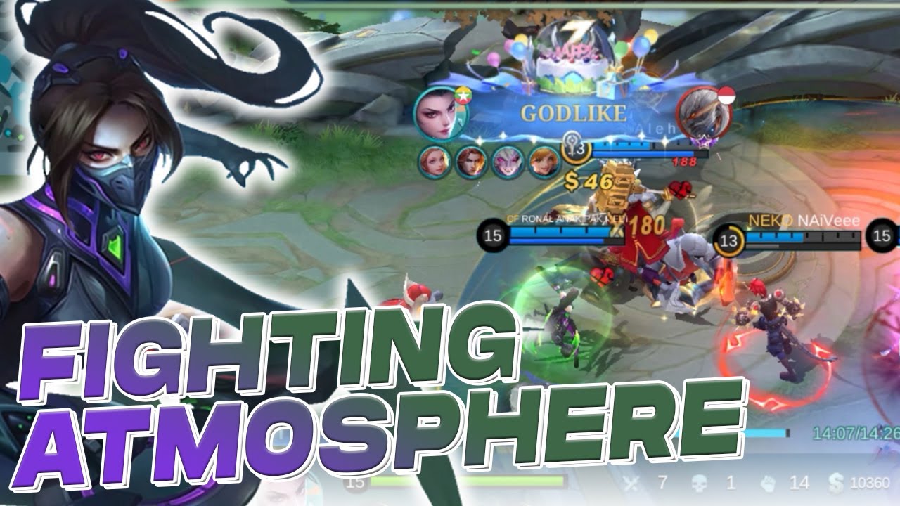 FIGHTING ATMOSPHERE IN THE MELODY CIRCLE- MLBB-DUO RANK- #99 - YouTube