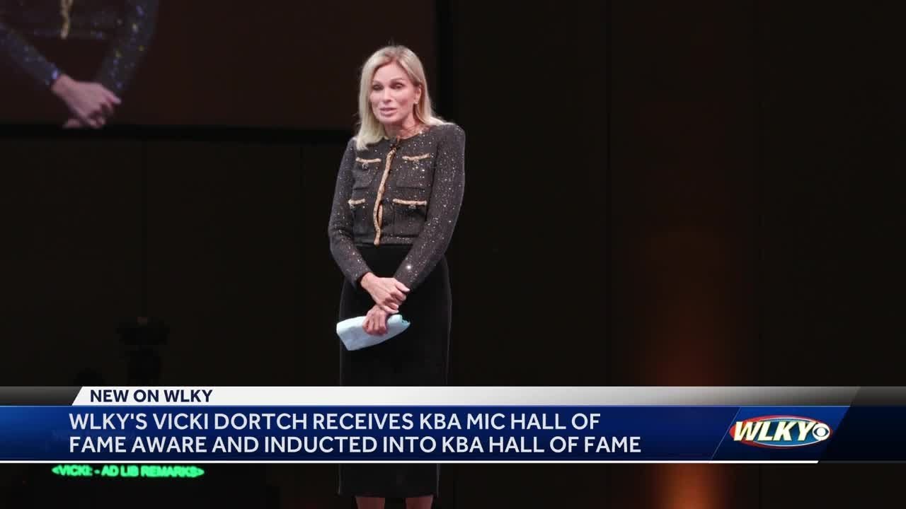 WLKY's Vicki Dortch honored with KBA Mic Hall of Fame award - YouTube
