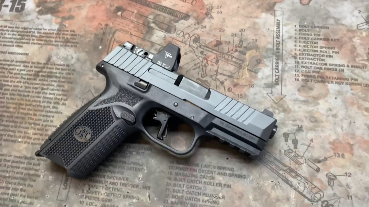 FN 509 with Trijicon RMR & Apex Trigger - YouTube