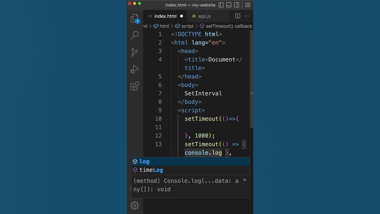 Faster Settimeout For Beginners Settimeout Vscode Javascript Shorts Beginners