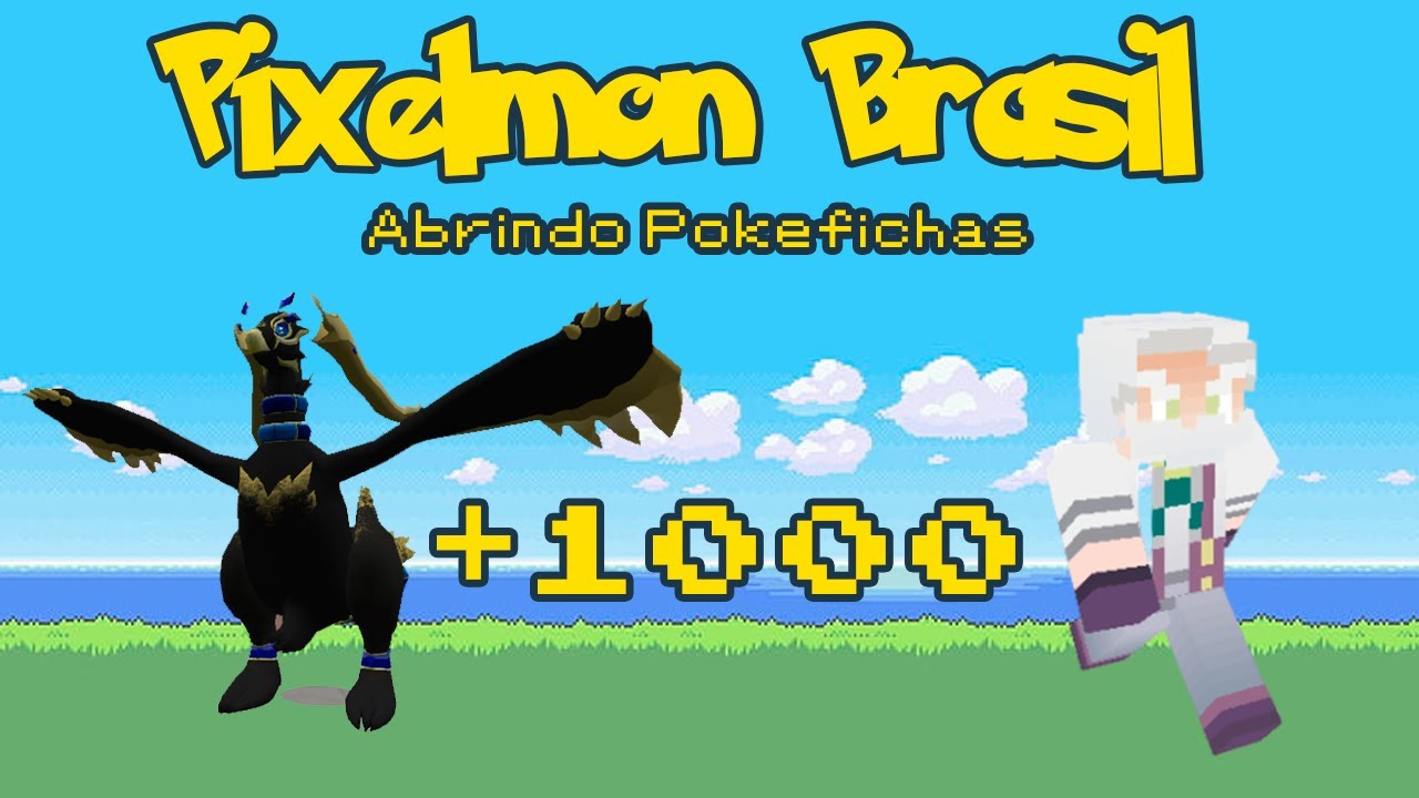 ABRI MAIS DE 1000 POKÉ FICHAS NO NOVO GACHA DO PIXELMON BRASIL! 😱 SURPRESA ÉPICA NO FINAL 🎁 ...