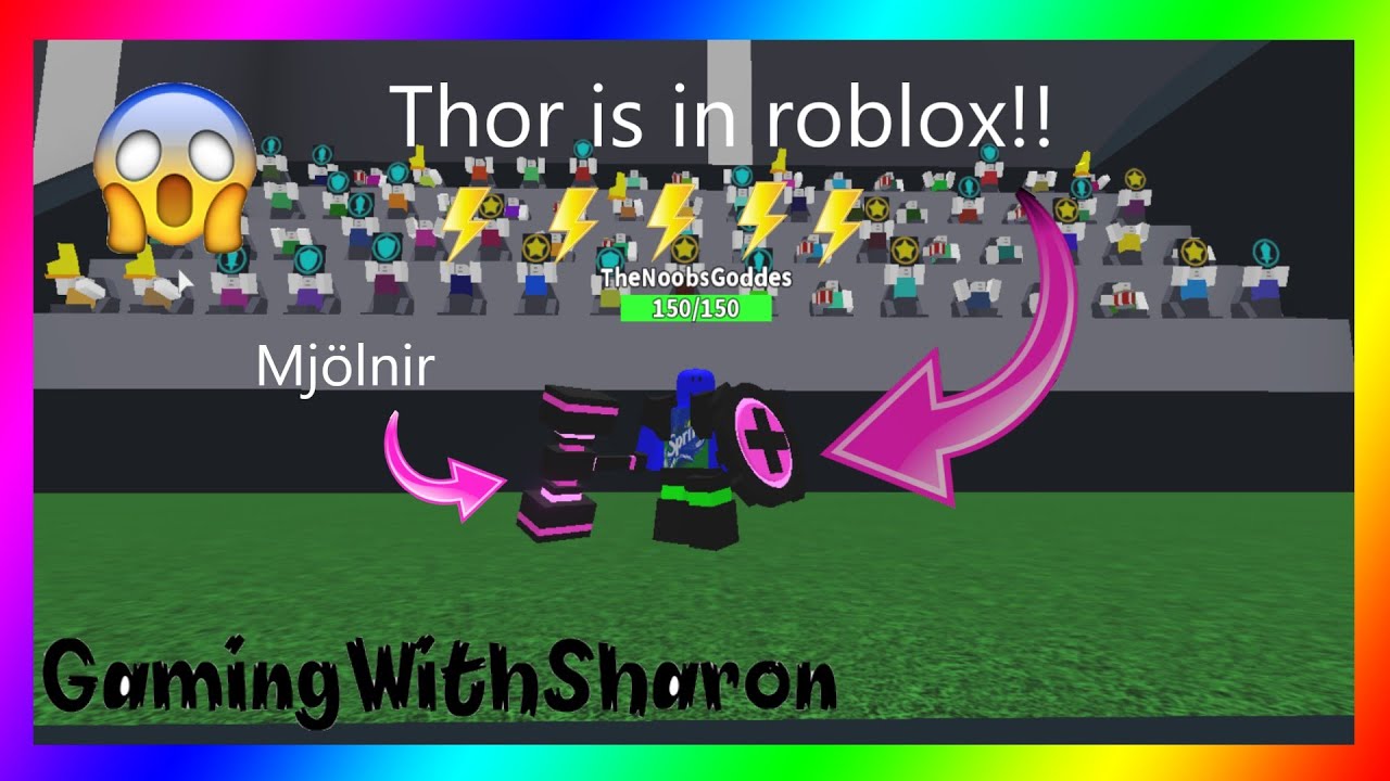 Thor is in Roblox!!! - YouTube