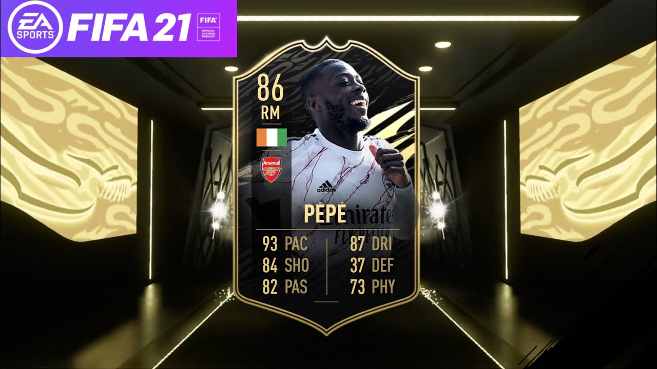 FIFA 21 86 IF PEPE REVIEW | 86 INFORM NICOLAS PEPE PLAYER REVIEW | FIFA ...