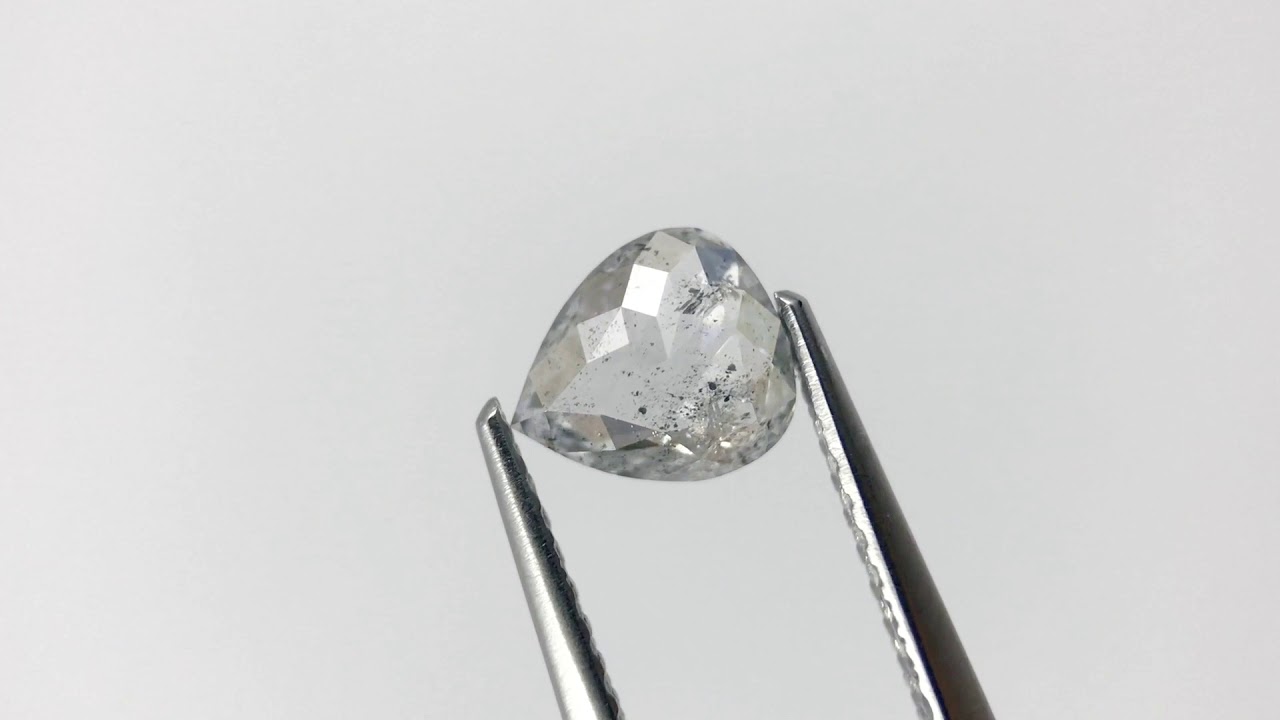 0.60ct 6.67x5.82x2.07mm Pear Rosecut SP74-477 - YouTube