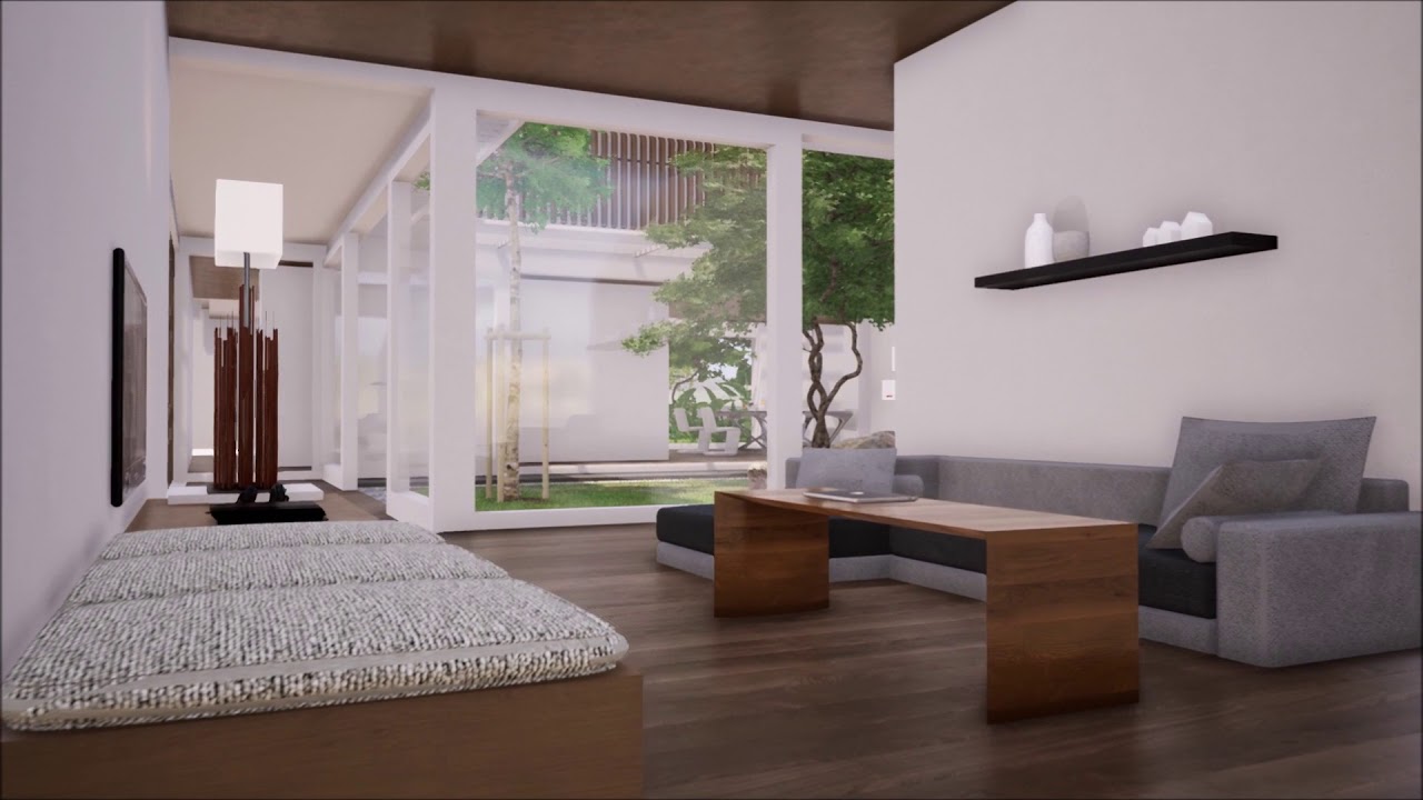 test twinmotion 2018 modern house - YouTube