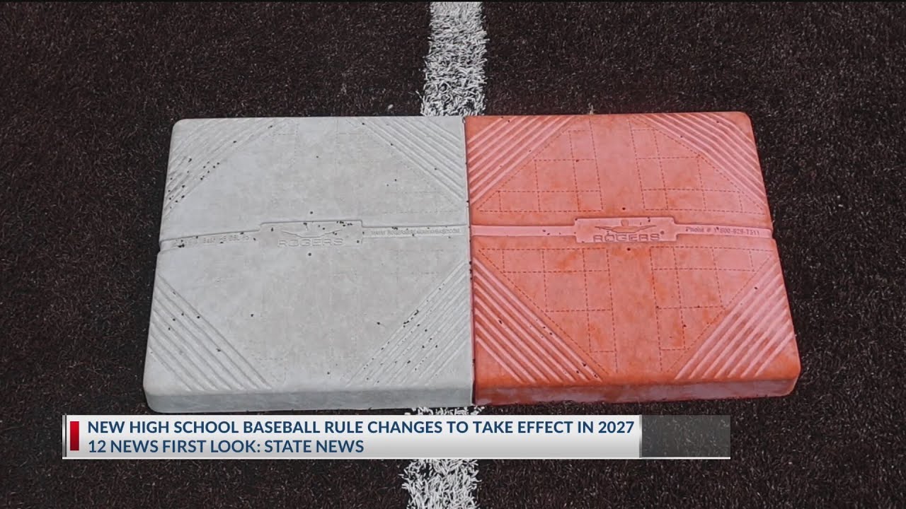High school baseball introduces nationwide double first base bags rule ...