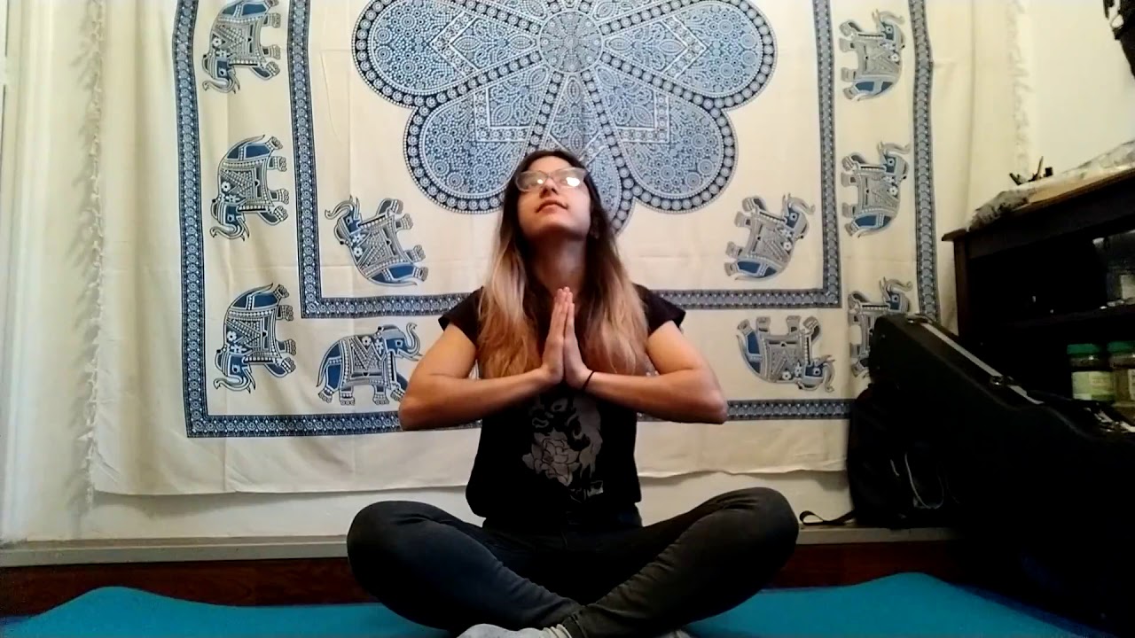 Pose 1: Namaste or Greeting Pose (Yoga for kids) - YouTube