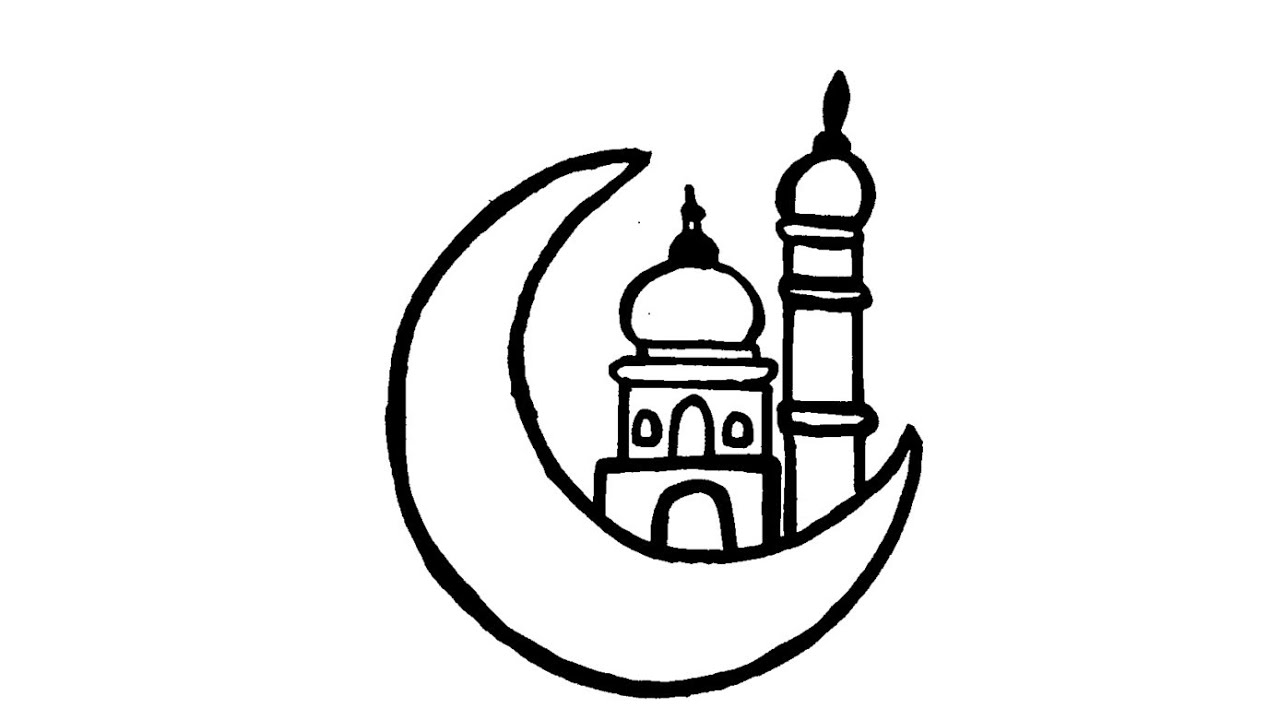 Muharram drawing step by step for kids - YouTube