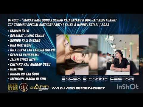 DJ ADID -" DUA HATI HARD V2 & SERIBU KALI SAYANG NEW"FUNKOT TOP (HANNY & SAlSA) 2023 - YouTube