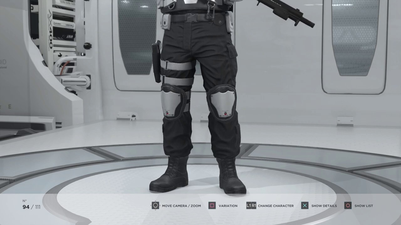 DBH Character Gallery 360 - CyberLife Guard (Legs) - YouTube