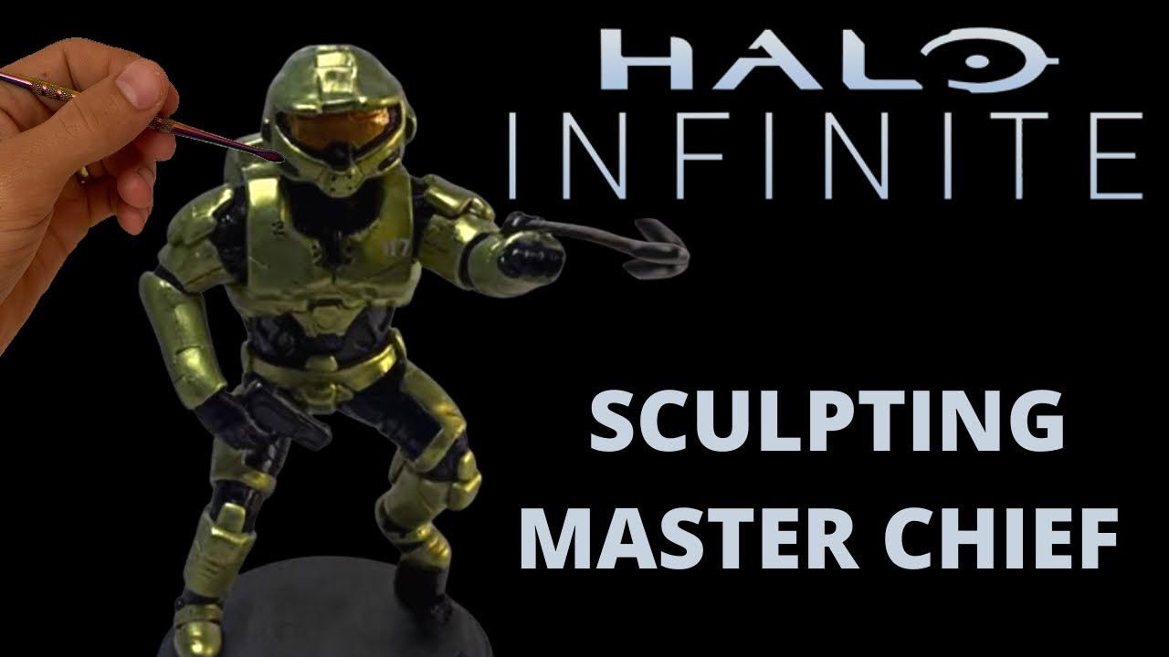 Sculpting Master Chief | Halo Infinite (Polymer Clay Tutorial) - YouTube