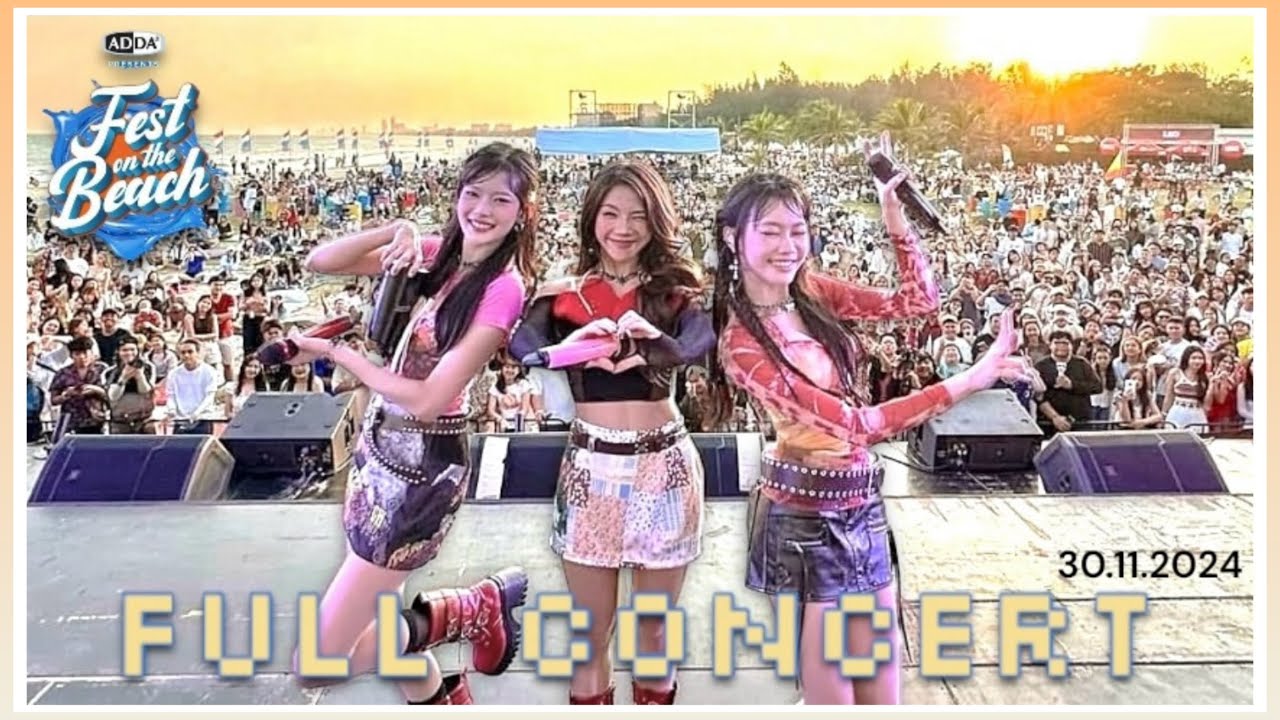 [PiXXiE] | Full Concert 🤍💋 | ADDA fest on the beach | @Triple Tree ...