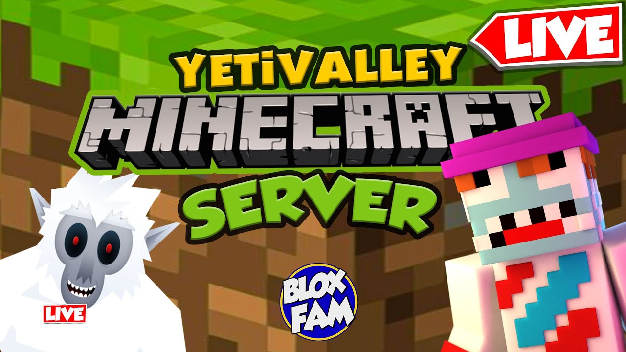 MINECRAFT Server is back!! with a Yeti 🔴 The loudest gaming experience ...