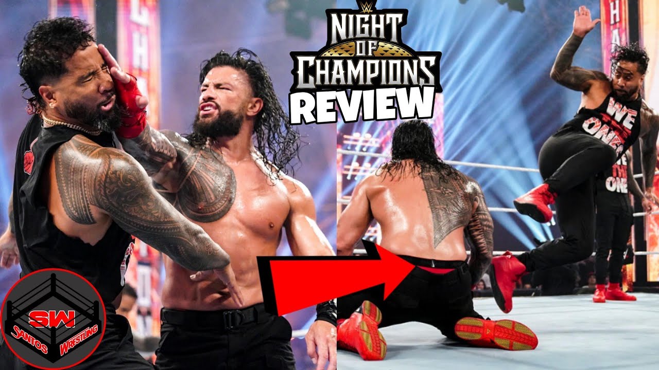 ROMAN REIGNS Y THE BLOODLINE ESTALLAN!!! WWE NIGHT OF CHAMPIONS 2023 ...