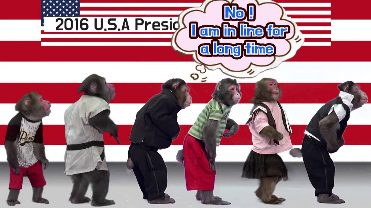 Earth of the monkey of the Promotion for 2016 U.S. Presidential ...