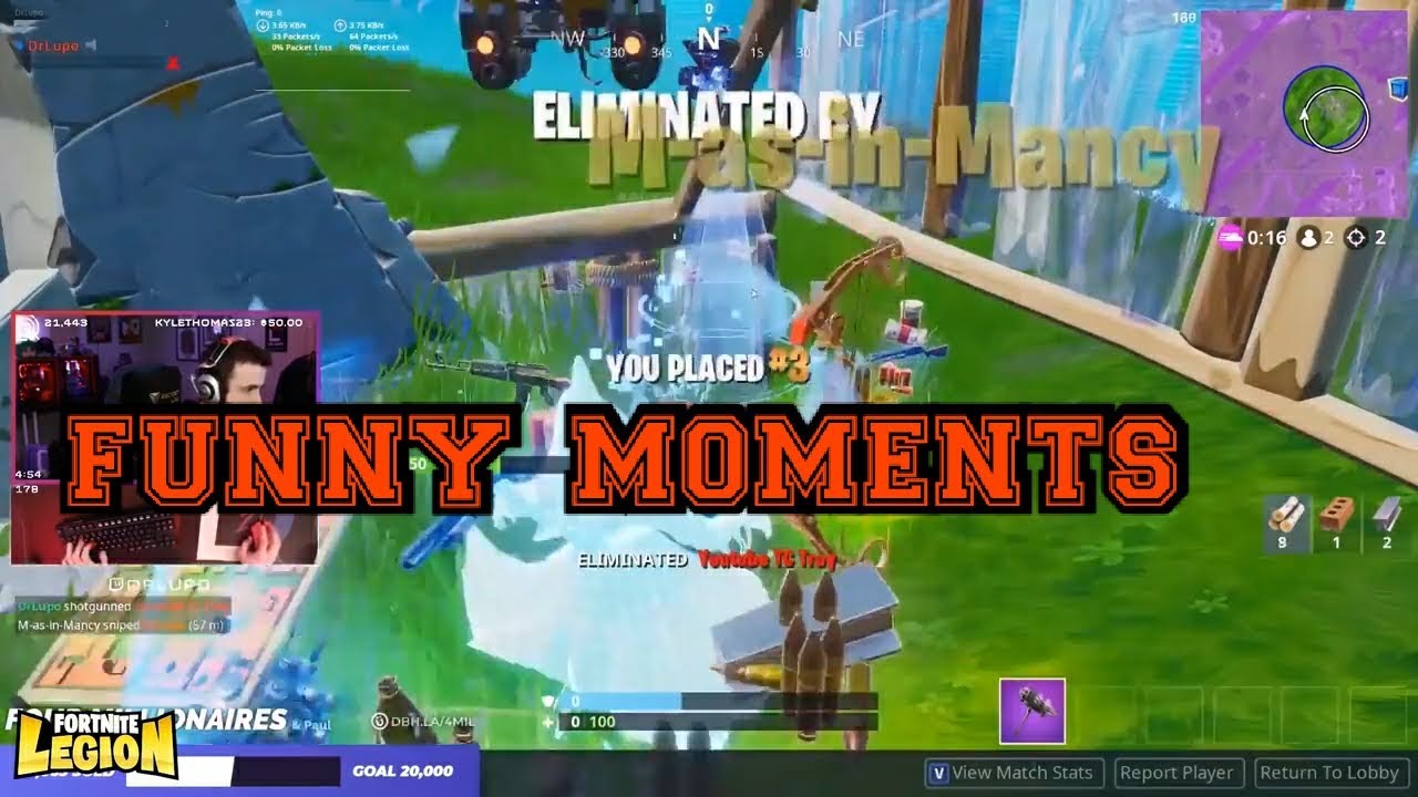 Funny moments fortnite gameplay - YouTube