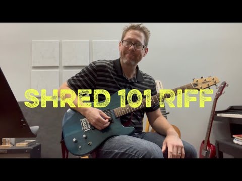 Shred 101 Riff Guitar Mini Lesson - YouTube