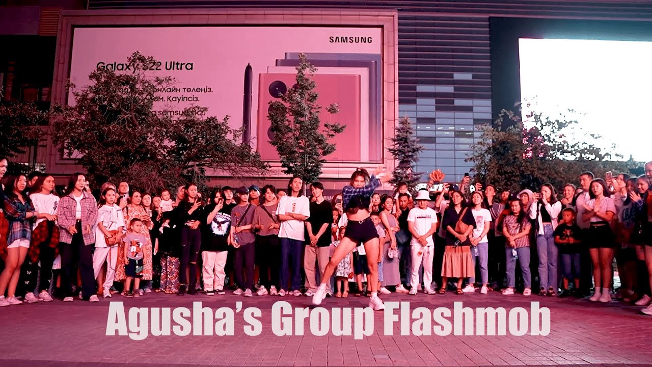 Agusha's Group | Flashmob ARBAT - YouTube