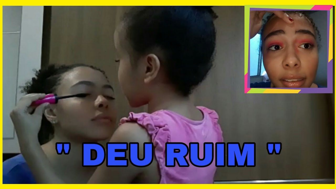 Deixei Minha IrmÃ Mi Maquiar Deu Ruim Youtube