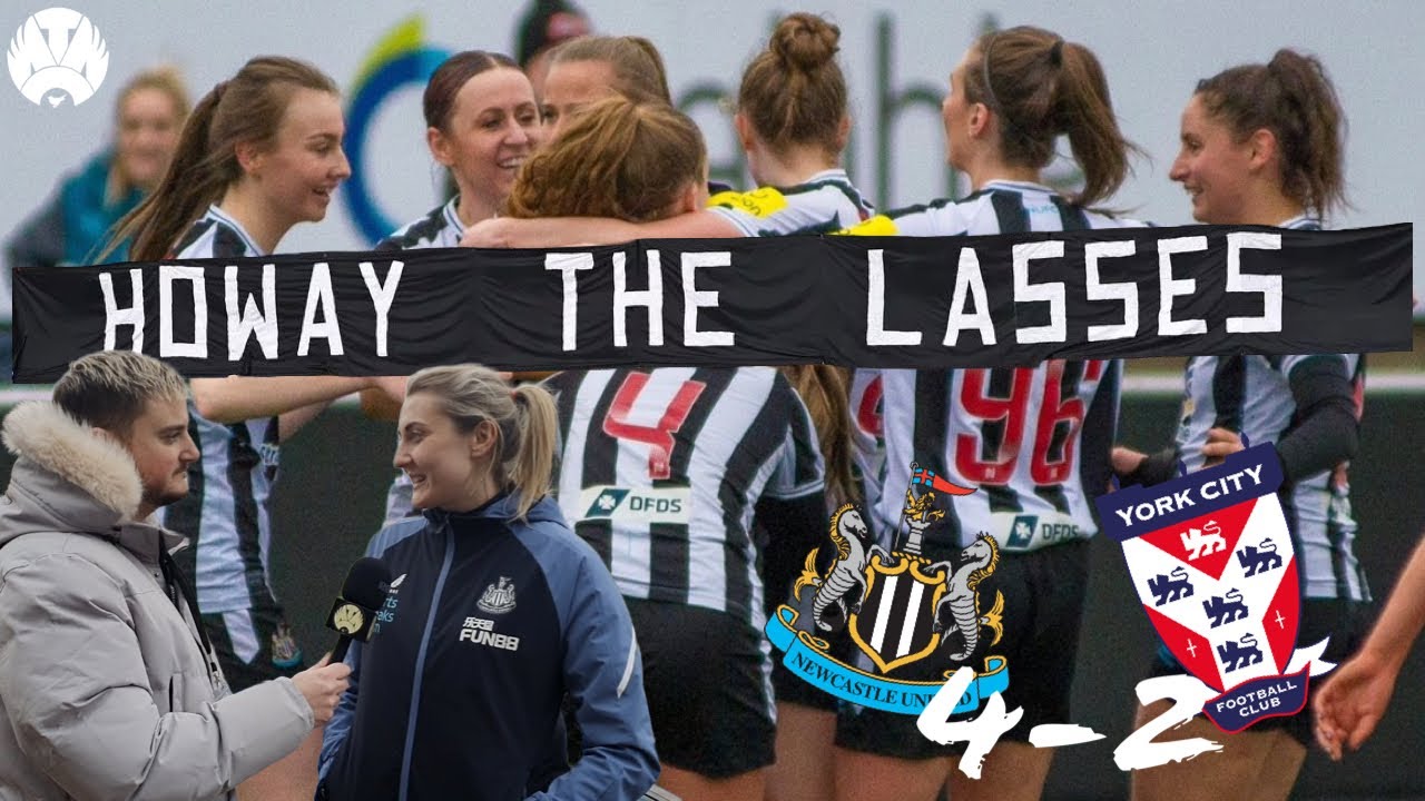 *SIX GOAL THRILLER* Vlog + Interviews | Newcastle United Women 4-2 York ...