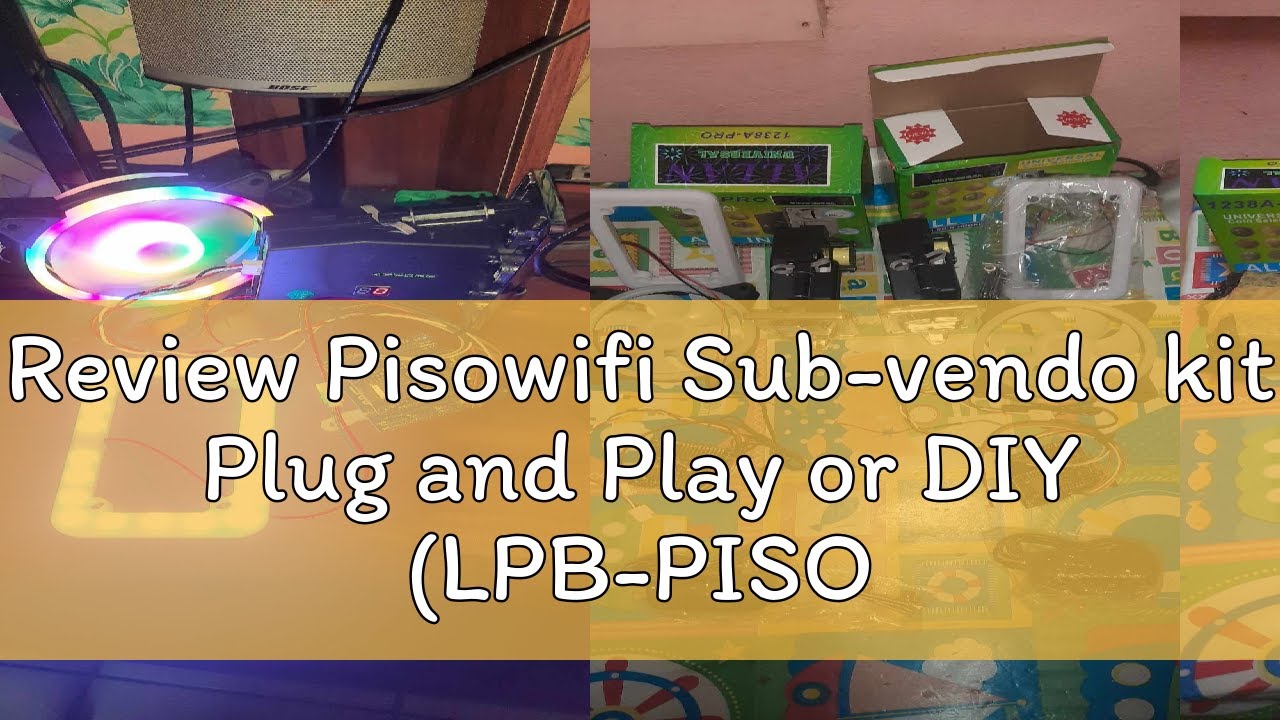 Review Pisowifi Sub-vendo kit Plug and Play or DIY (LPB-PISOFI-WIFI5 ...