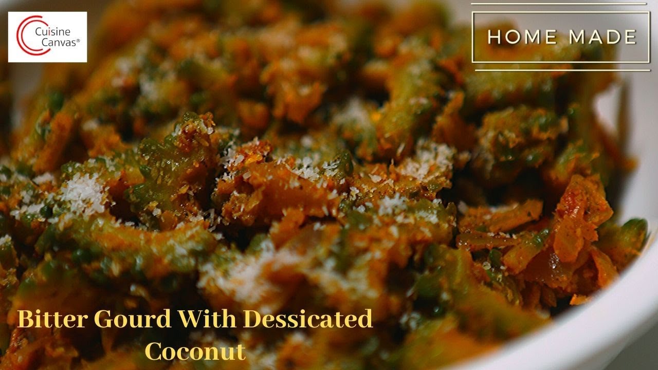 Bitter Gourd With Dessicated Coconut | Karela, Nareyal Masala Main ...