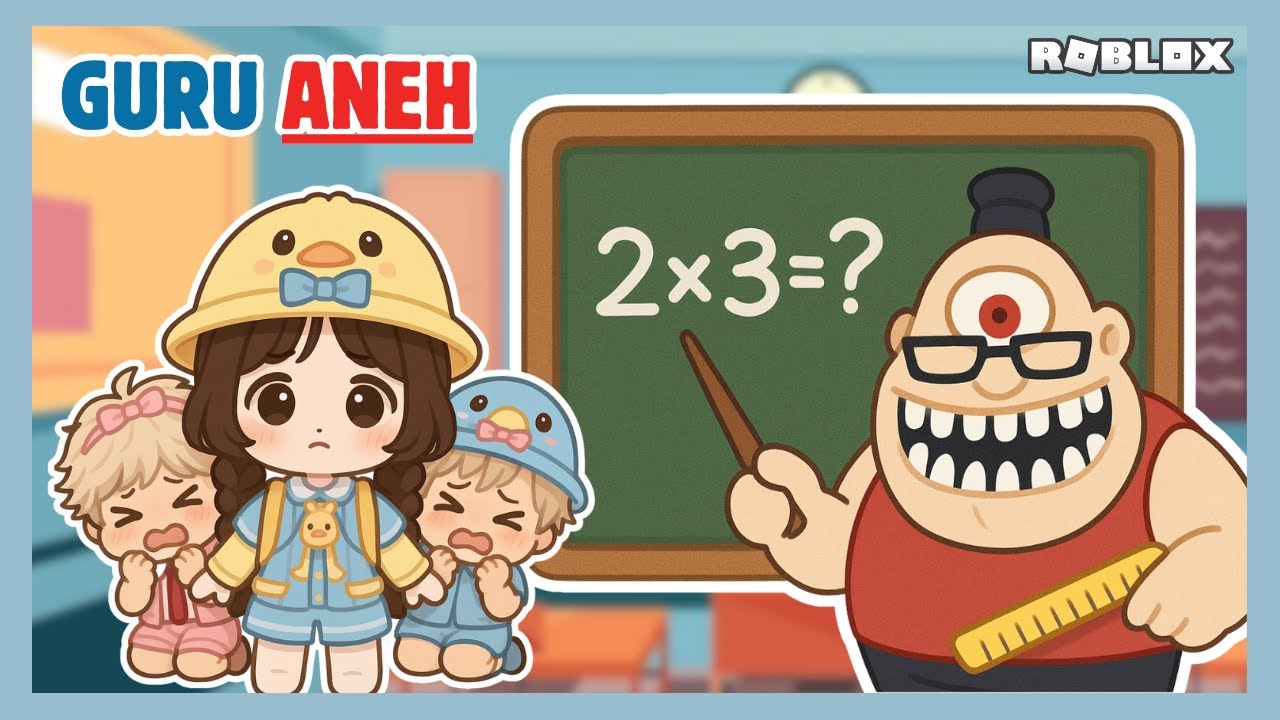 BOBA DAN ACIL DICULIK GURU MENYERAMKAN!!😱 SEREM!! @Bobarose19 ...