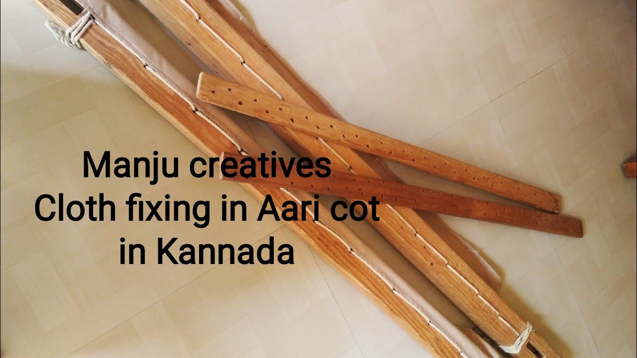 Aari cot / Blouse fixing in Aari frame / Manju creatives - YouTube