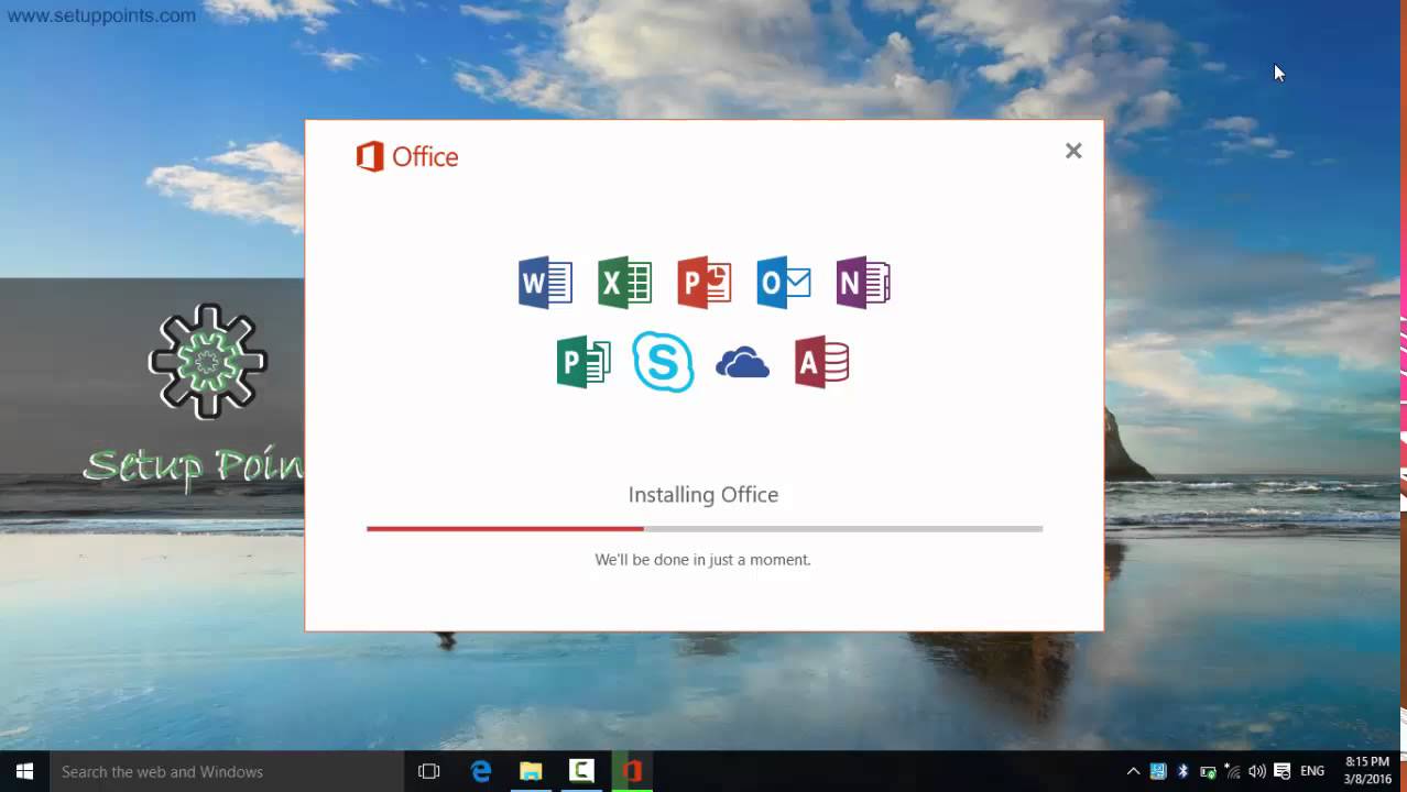 How to install Microsoft Office 2016 in windows 10 - YouTube