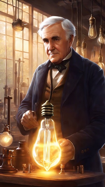 Thomas Edison and the Invention That Lit Up the World @shorts # ...