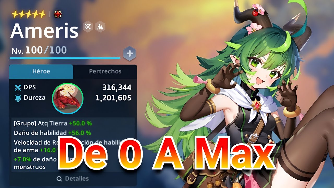 Ameris De 0 a Max / Guardian Tales - YouTube