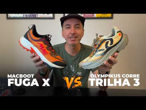 Comparei os dois tênis brasileiros de trail running! | Corre Trilha 3 vs Macboot FUGA X