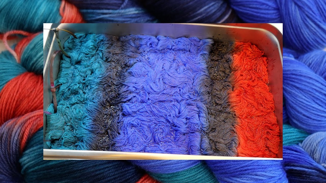 Dyepot Weekly #402 - Dyeing Variegated Yarn with Dry Dye Powder + No ...