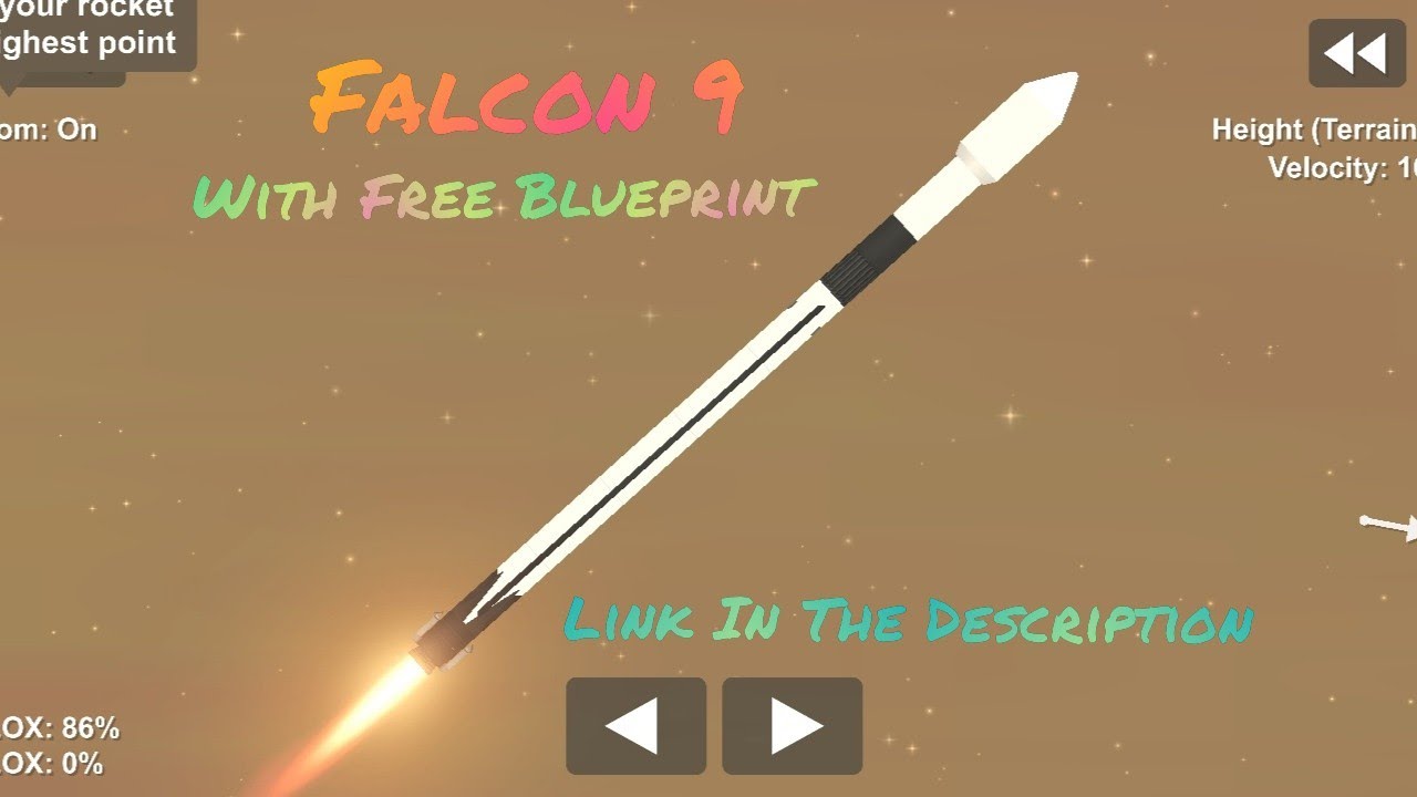 Launching A Falcon 9 Rocket In Sfs - YouTube
