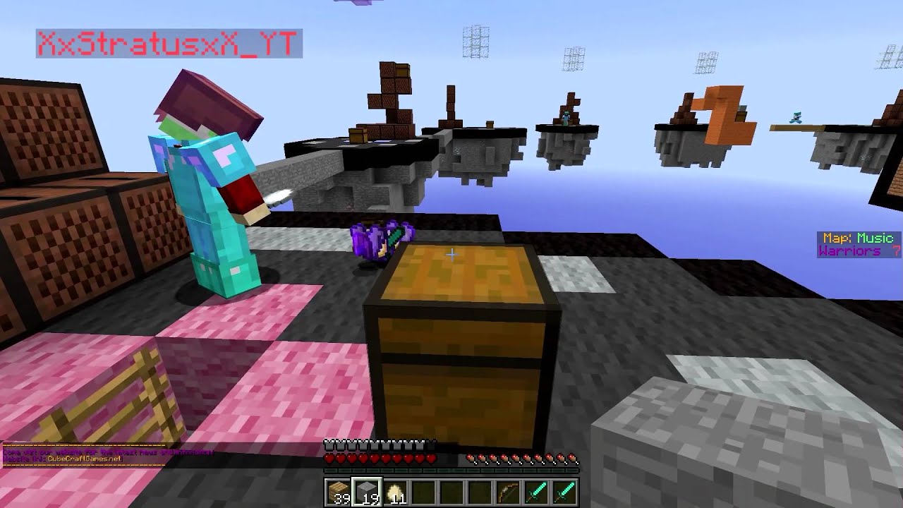 EN EL ULTIMO MOMENTO | SKYWARS Minecraft Con Stratus - Rubenillo - YouTube