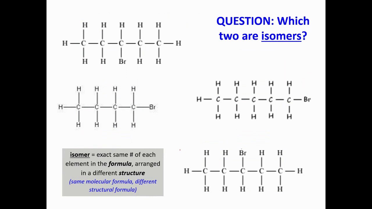 Live Lesson 3 - Isomers - YouTube