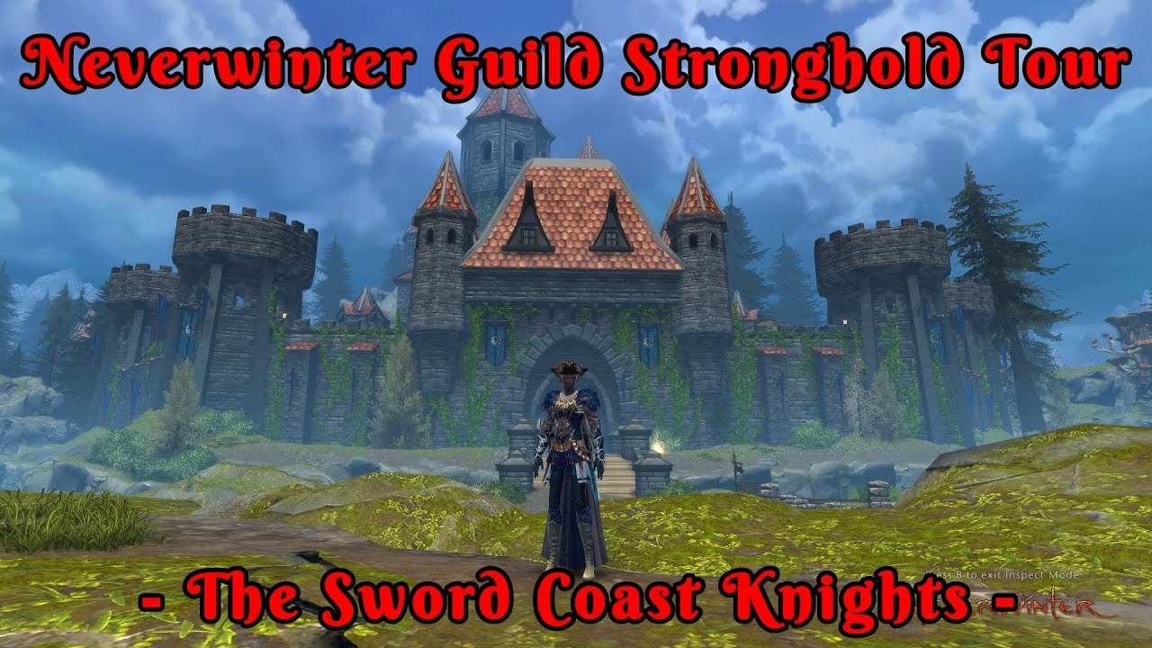 Neverwinter - The Sword Coast Knights Guild Stronghold Tour - YouTube