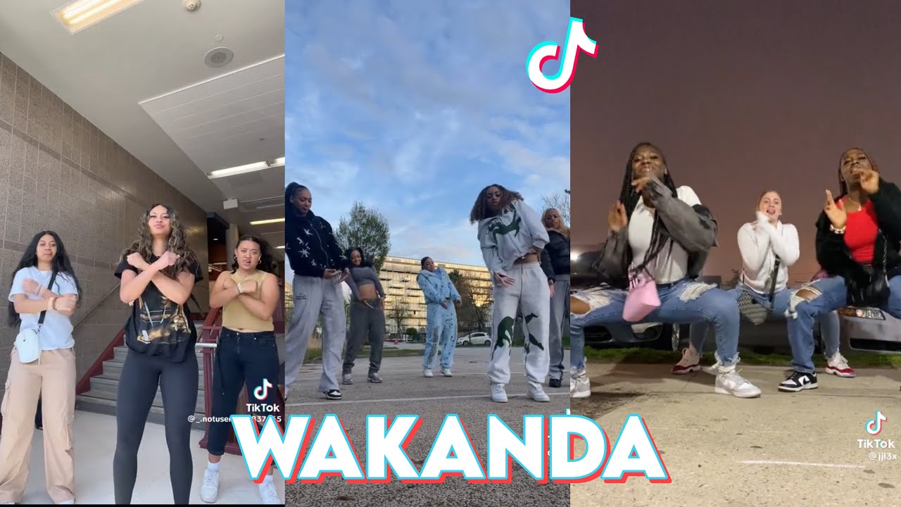 WAKANDA Jersey Club TikTok Dance Challenge Compilation - YouTube
