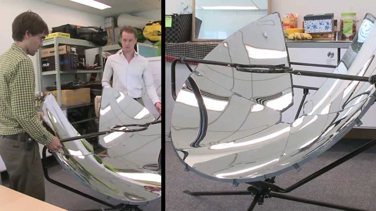 Green Reflections: Solar Cooker Saves Energy and Lives - YouTube