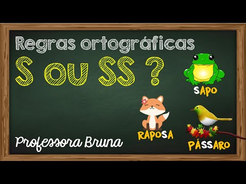 S ou SS? - Regras ortográficas
