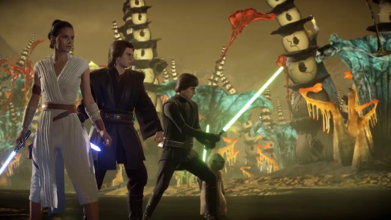 Star Wars Battlefront II Rey Epic gameplay #10 - YouTube