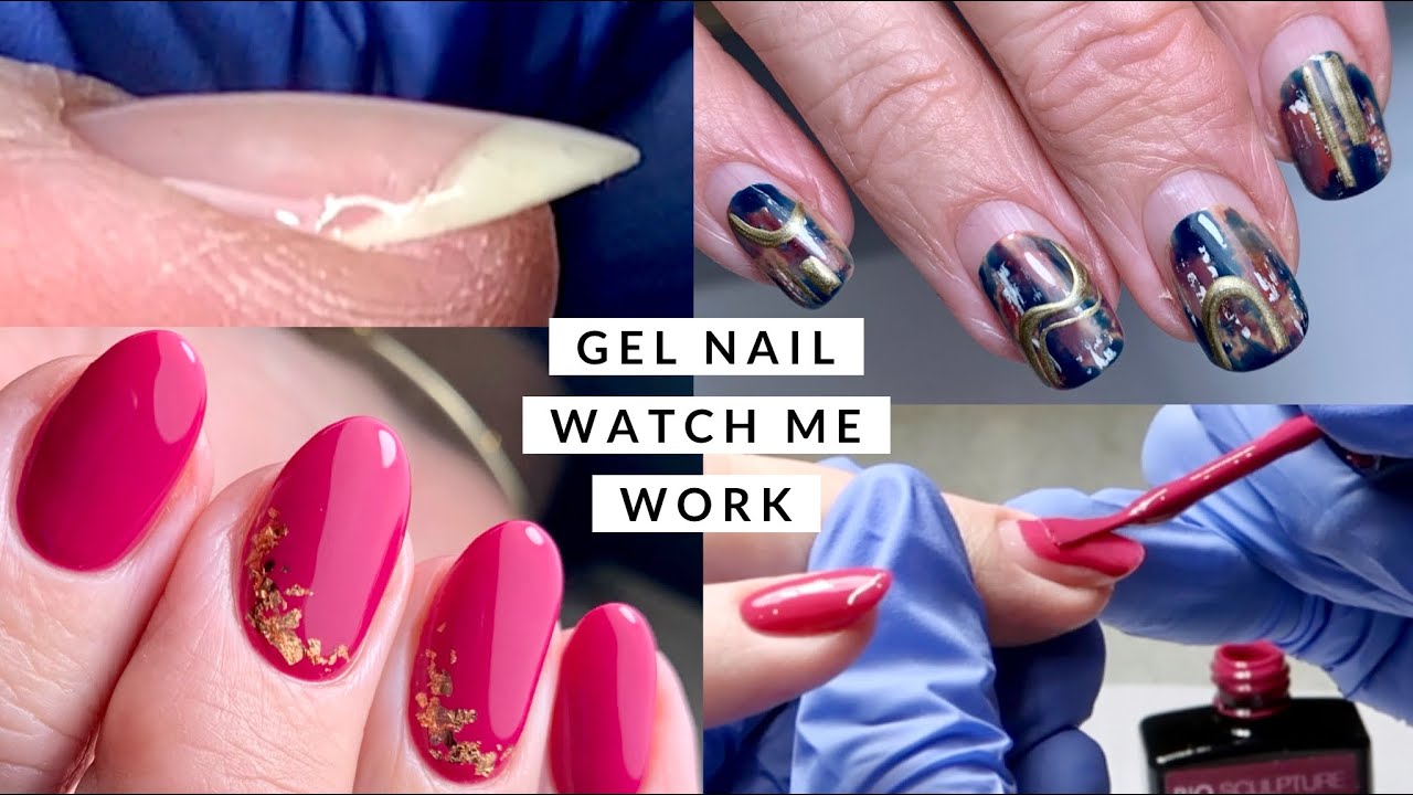 How To Gel Nails Watch Me Work Youtube