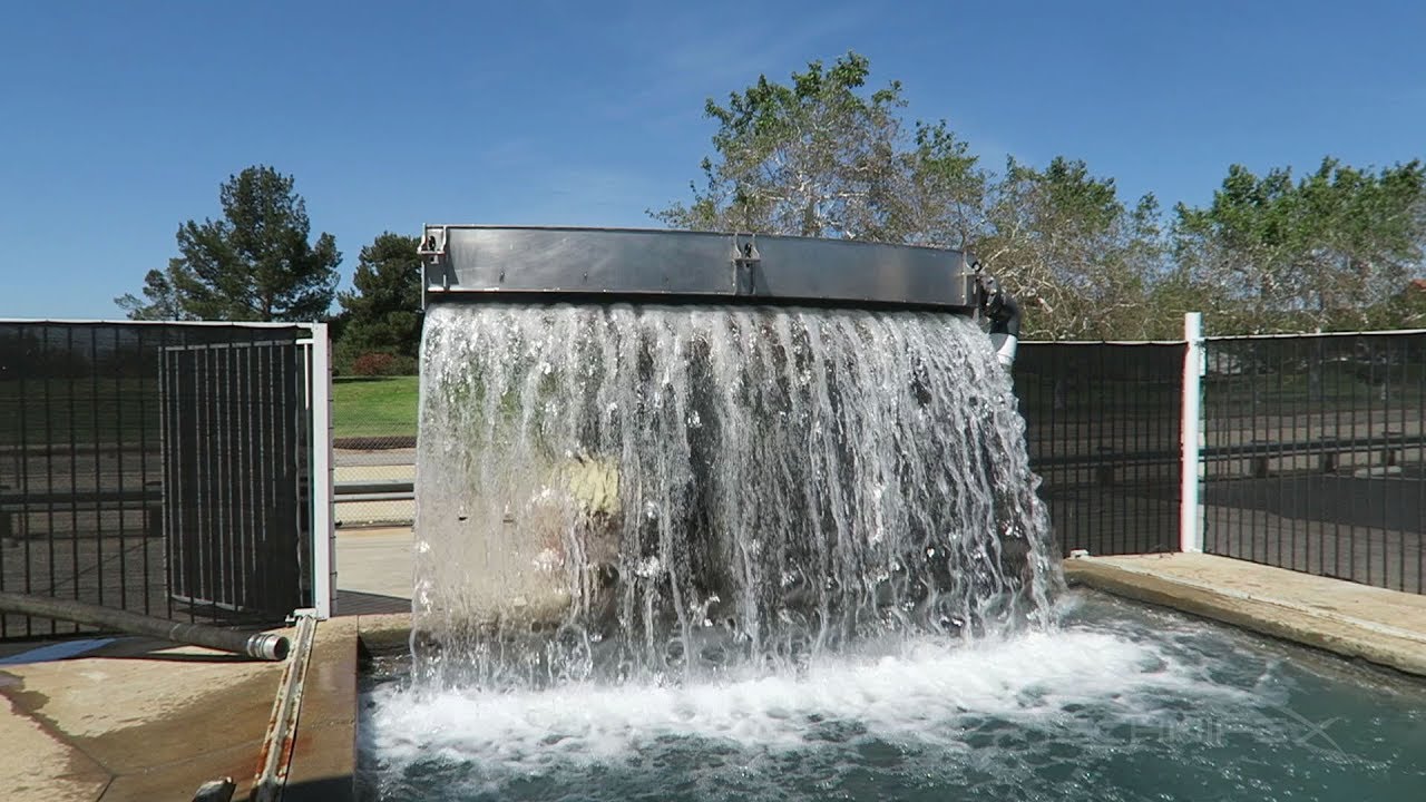 Technifex: Water Features and Effects - Waterfall Weir - YouTube
