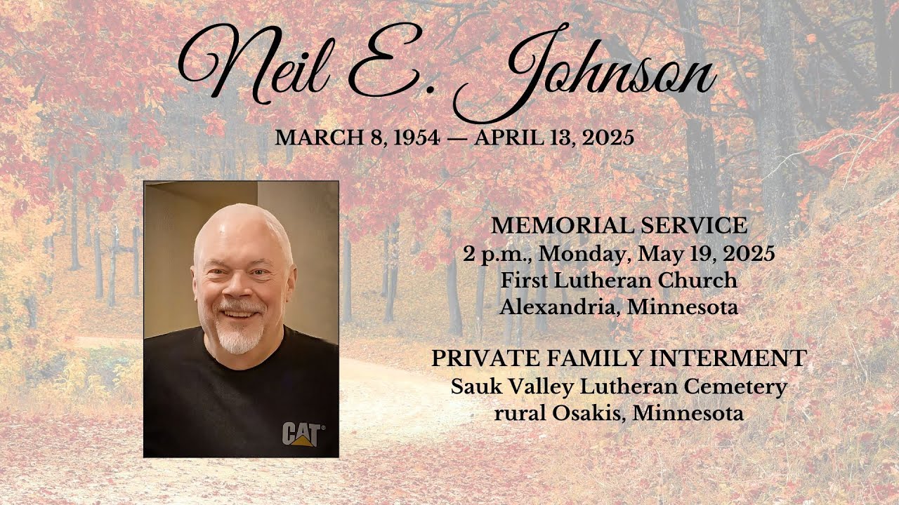 Neil Johnson Memorial Service - YouTube