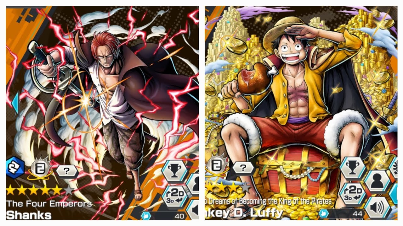 Opbr gameplay of Ex Luffy and blue shanks😨😨!! - YouTube