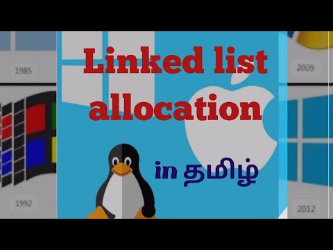 Linked allocation method in தமிழ் -OS complete playlist in தமிழ் - YouTube