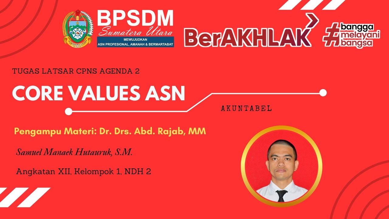 Core Values ASN - Akuntabel - YouTube