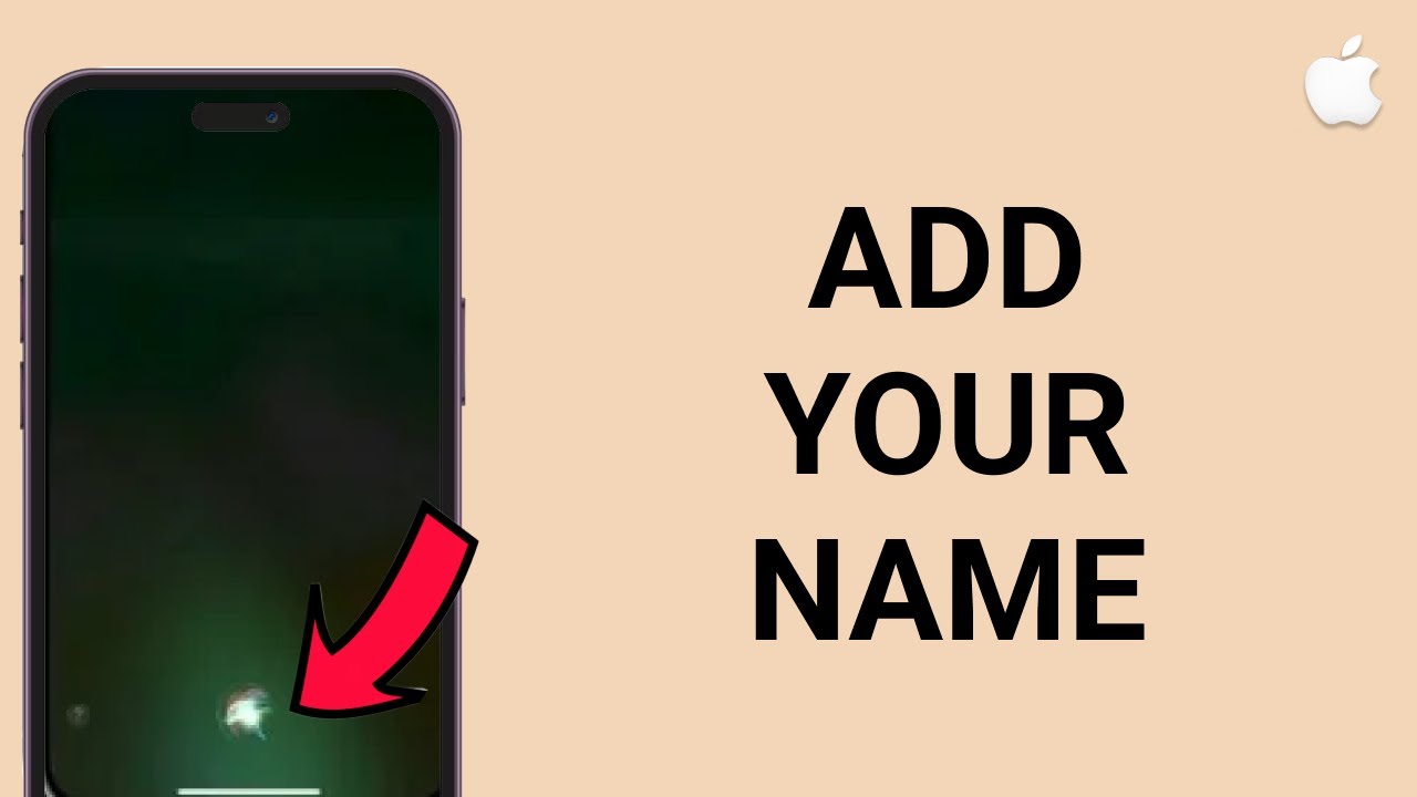 How to Add Your Name on iPhone Lock Screen – Personalize Your iPhone ...