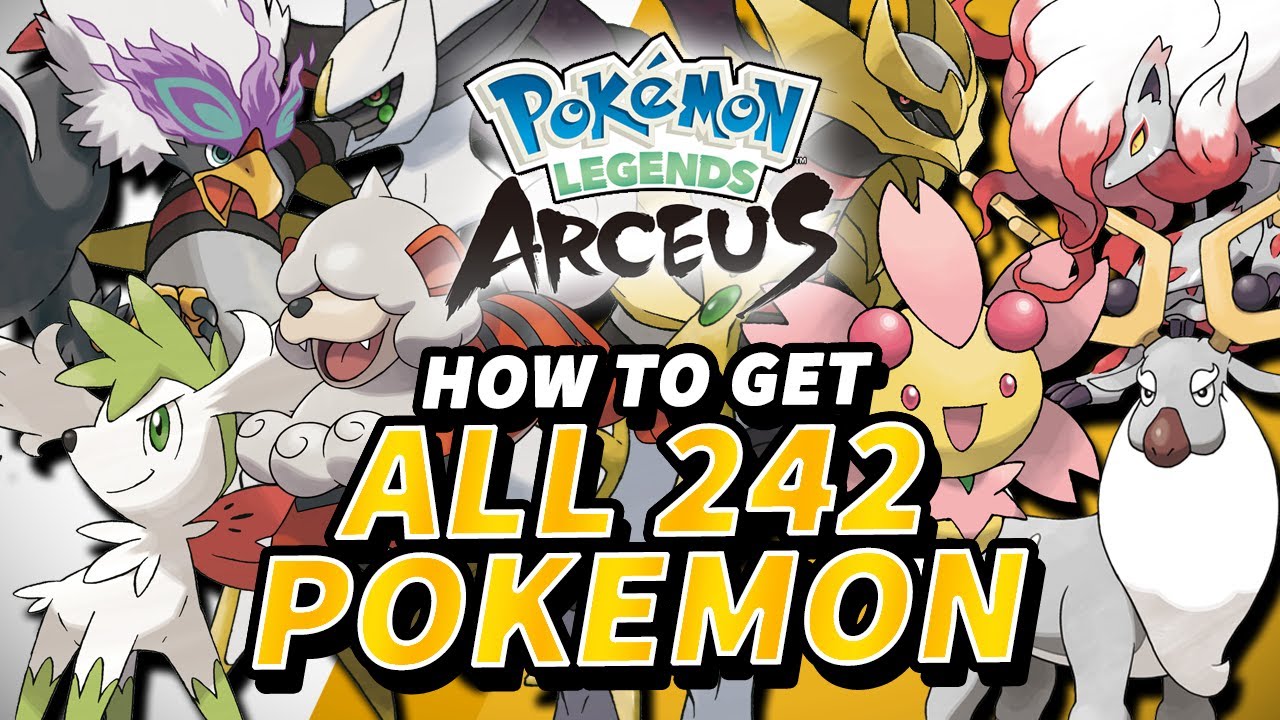 ALL POKEMON LOCATIONS | How to get All 242 Pokemon (FULL POKEDEX ...